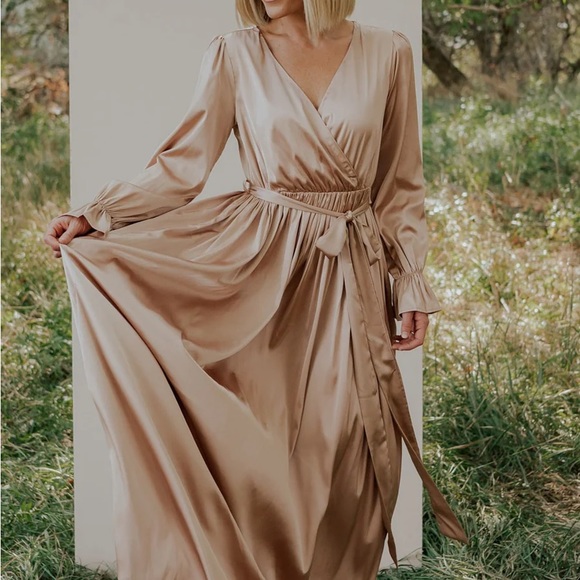 Baltic Born | Dresses | Satin Baltic Born Bridesmaid Dress | Poshmark